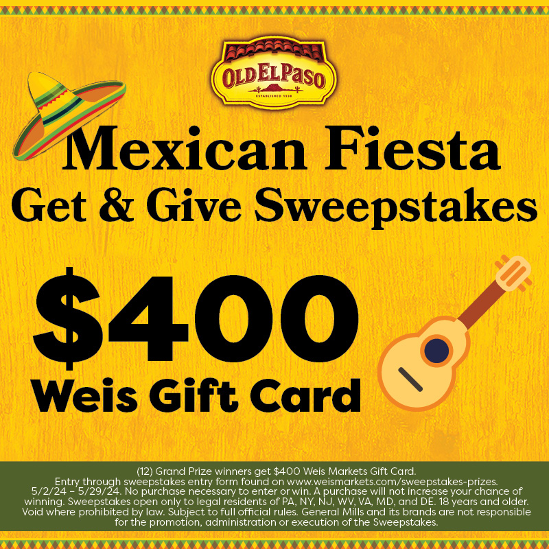 Sweepstakes & Prizes | Weis Markets