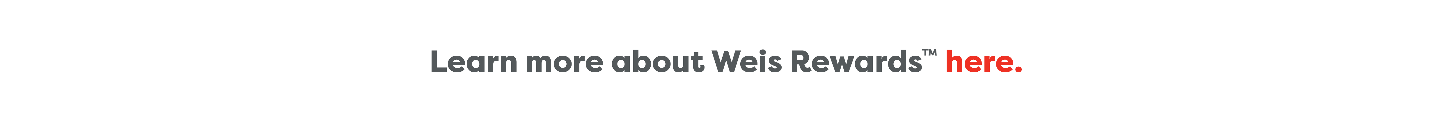 Weis Rewards | Weis Markets
